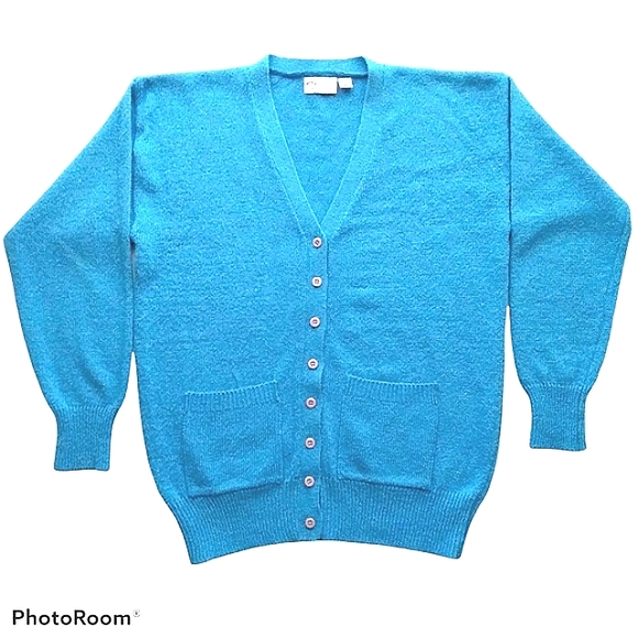 Scenario | Sweaters | Vintage Scenario Aqua Turquoise Cerulean Blue ...